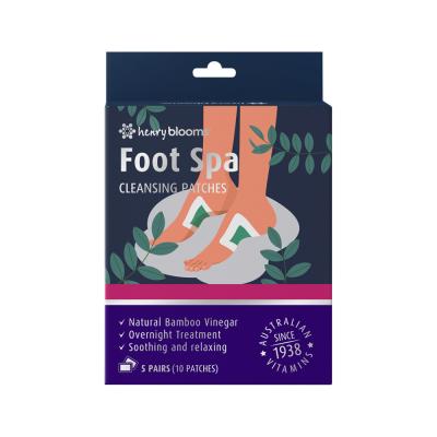 H.blooms Foot Patches Foot Spa Cleansing X 5 Pairs – Naturemart Australia